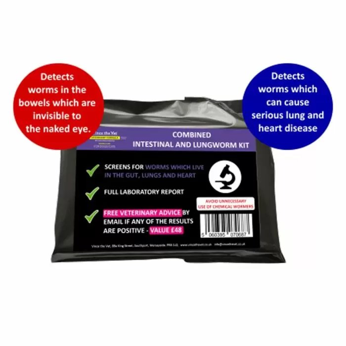 Vince The Vet Worm Count and Lungworm Kit