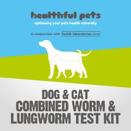 Healthful Pets Worm & Lungworm Faecal Egg Count COMBO Test Kit for Dogs ...