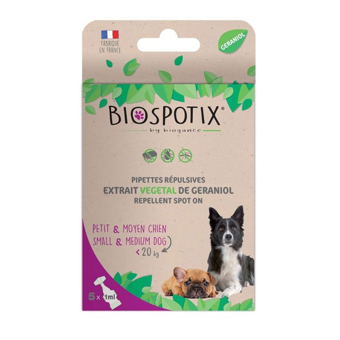 Biospotix Spot On Natural Flea Repellant for small to medium Dogs ...