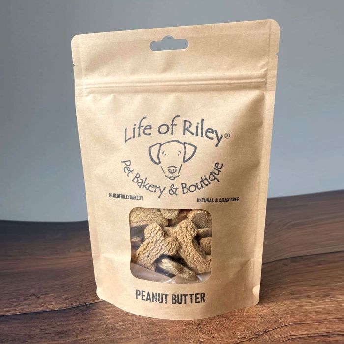 Life of Riley Peanut Butter Dog Bone Treats 100g