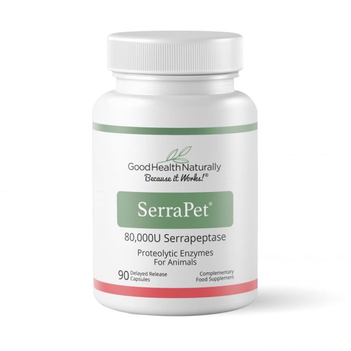 SerraPet Serrapeptase 80,000IU for Pets 90 capsules